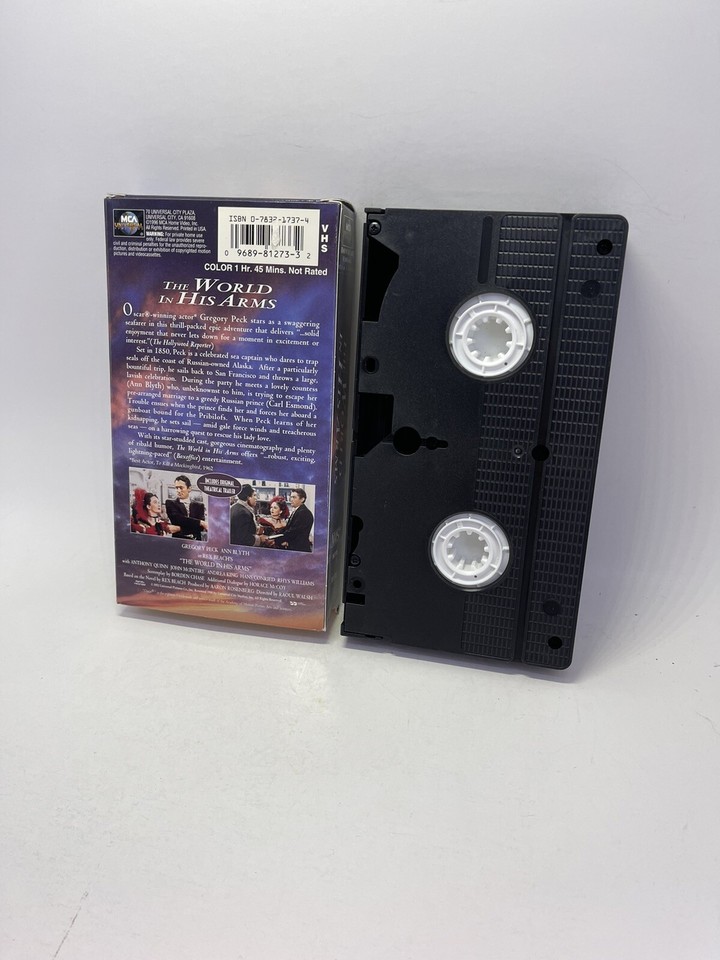The World in His Arms (VHS, 1996) Gregory Peck, Ann Blyth, Anthony ...