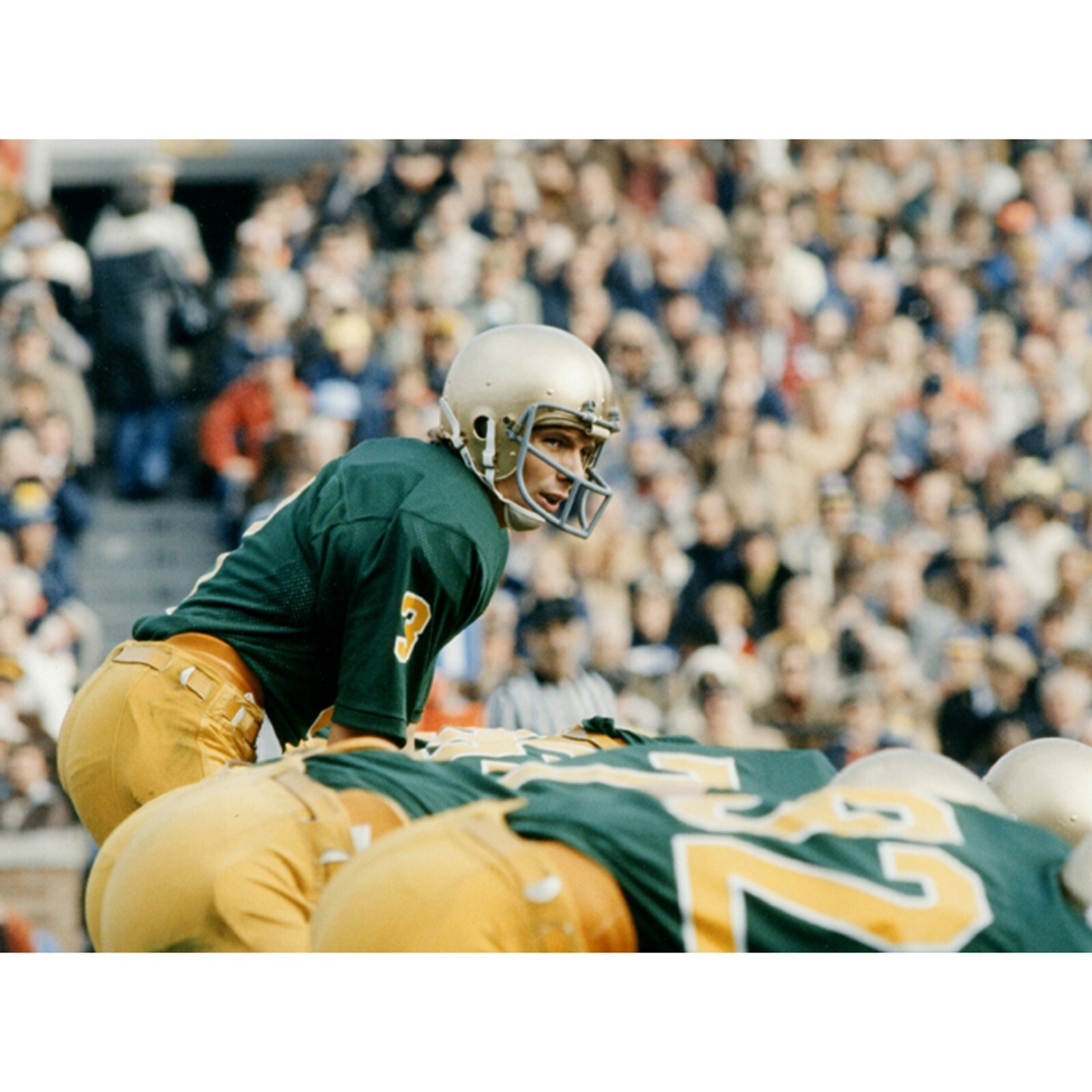 Joe Montana College Quarterback Football reprint mini poster 2 sizes ...