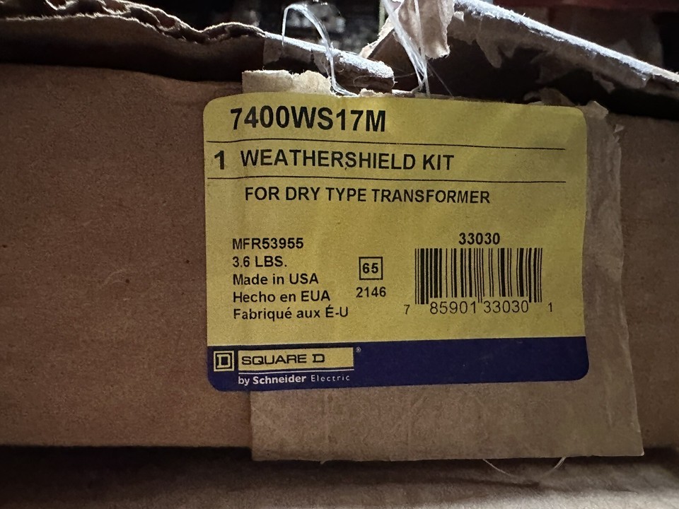 ⚡️Square D 7400WS17M Transformer Weathershield Kit Convert 17M | eBay