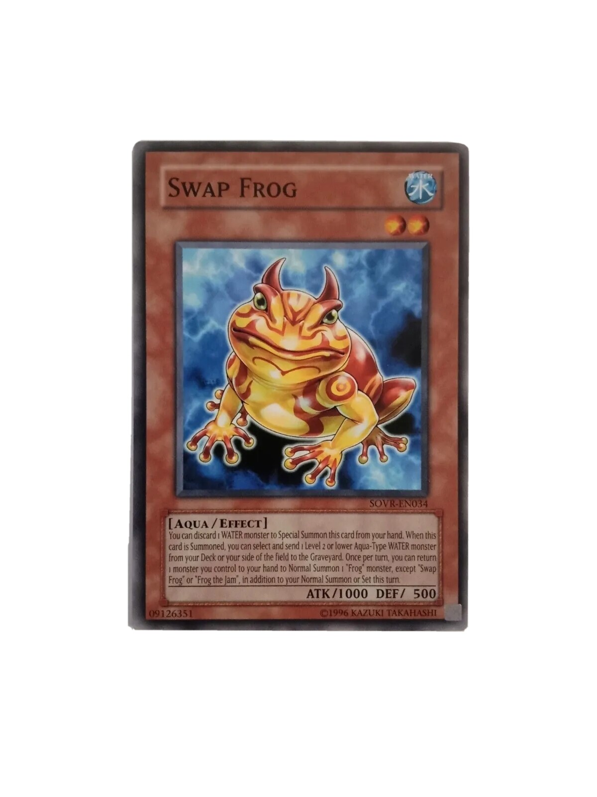 1996 Swap Frog | Kazuki Takahashi | Konami | Yu-Gi-Oh | eBay