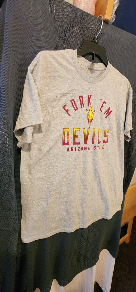 Arizona" Fork Em Devils", Shirt,NWOT,Size XL, 90cotton 10polyester ...