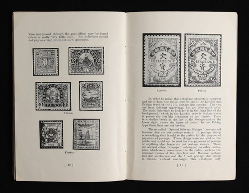 Catalogue of the Stamps of China and Chinese Treaty Ports 1926 Theodore ...
