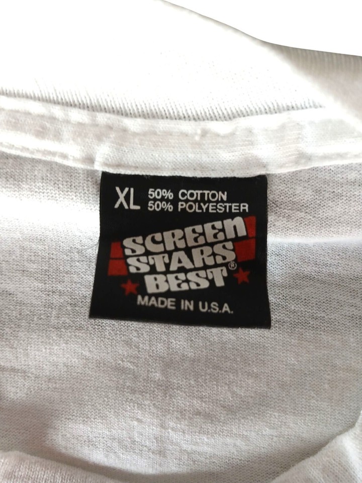 Vintage Screen Stars 1992 Texaco US Olympic Team White Graphic T Shirt ...