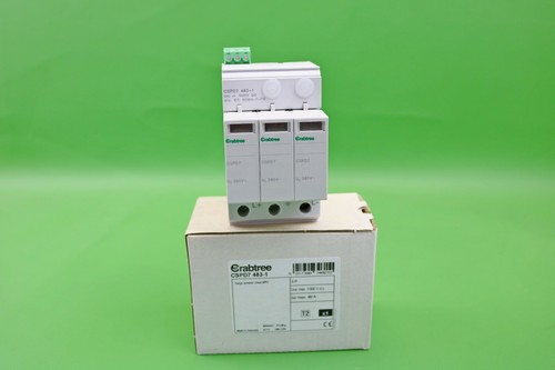 Crabtree 80A 3 Pole Surge Protection Device Type 2 DC PV CSPD7483-1 ...