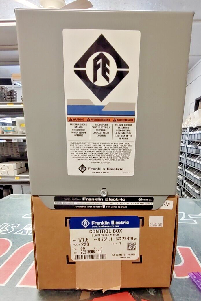 Franklin Electric Well Pump Control Box Automotive Relay Box Well Pump