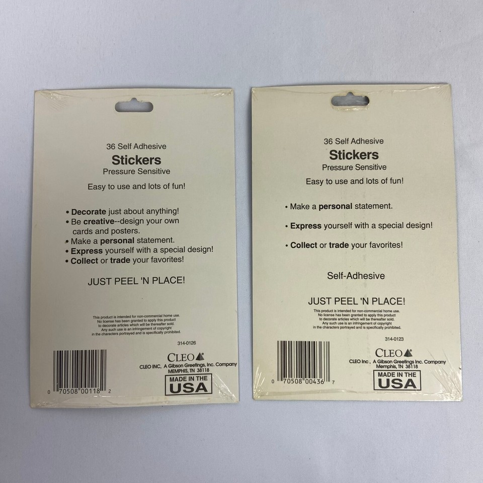 Vintage Cleo Stickers Disney's The Lion King Simba Nala Timon Bambi ...
