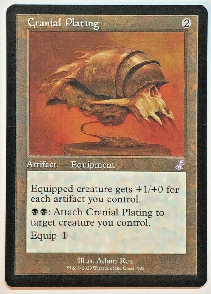 MTG Cranial Plating Time Spiral Remastered 392 Regular Special | eBay