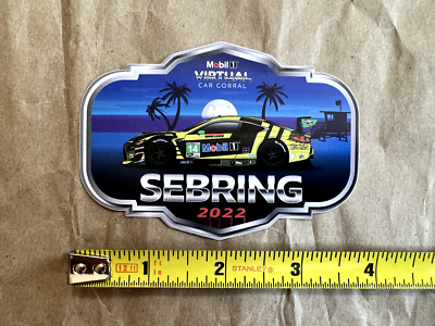 Mobil 1 IMSA Lexus Sebring Florida 2022 sticker decal, original, NEW | eBay