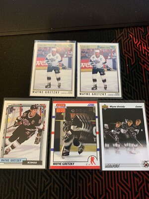 Lot of 5 Vintage Wayne Gretzky Hockey Cards Great Condition | eBay
