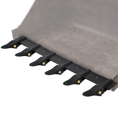 48" Bucket Tooth Kit for Loader Tractor Bolt On Design for Bucket ...