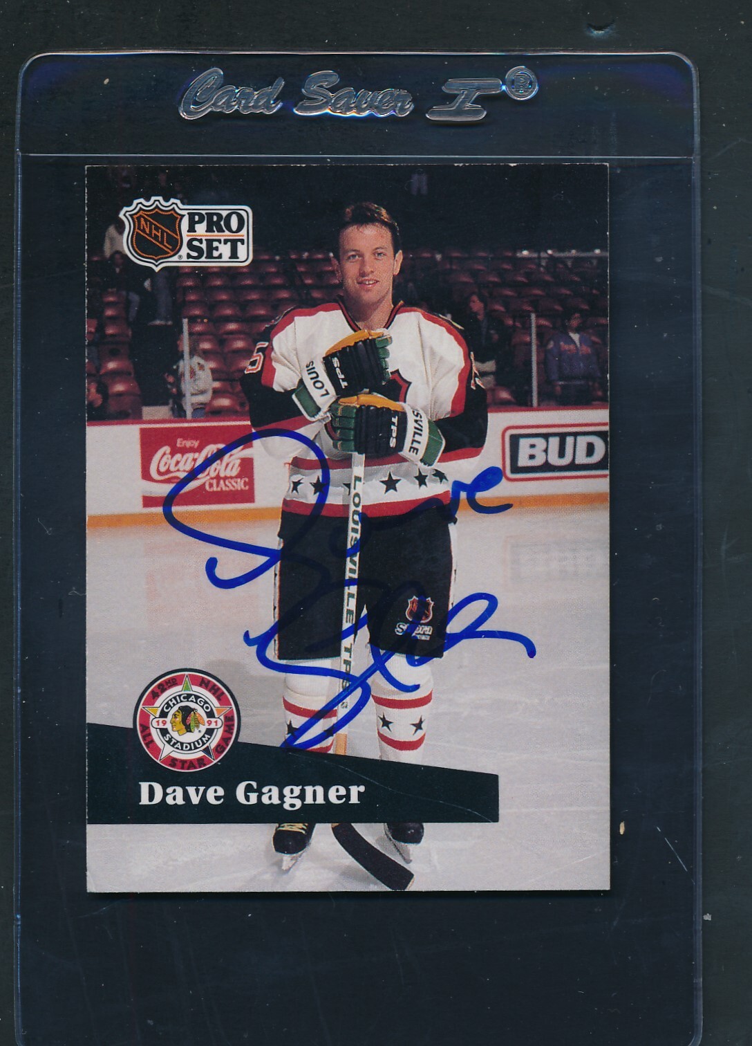 1991/92 Pro Set #288 Dave Gagner North Stars Signed Auto *D4758 | eBay