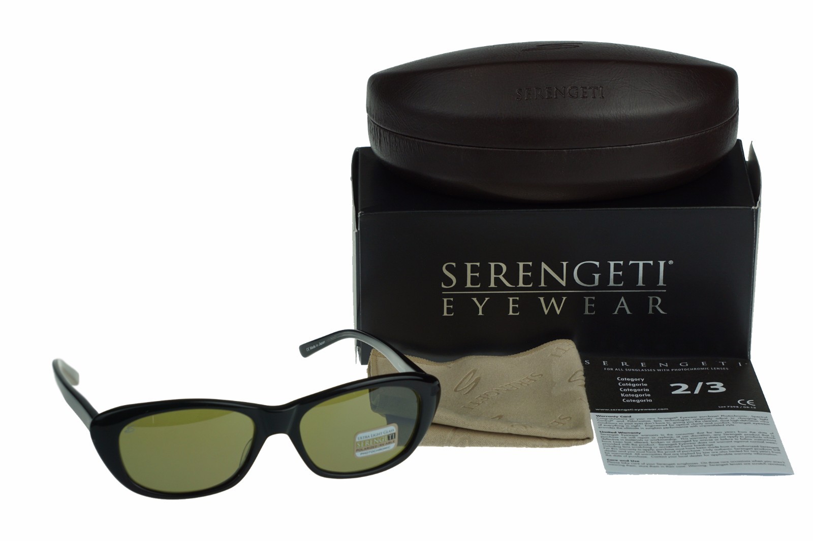 POLARIZED SERENGETI BAGHERIA Photochromic 555NM Light Glass Lens ...