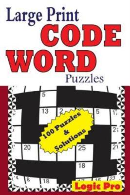 Large Print Code Word Puzzles 9781502984340| eBay