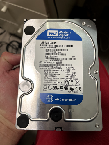 Western Digital Caviar 3.5" 640GB 7200RPM HDD WD6400AAKS Desktop Hard ...