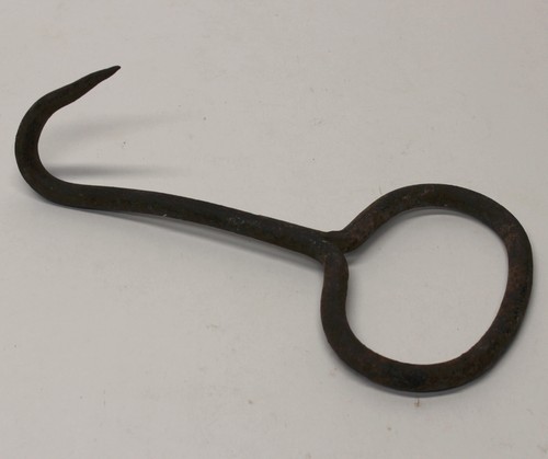 Vintage Antique Hay Straw Bale Hook Ice Meat Grapple Solid Iron Rustic ...