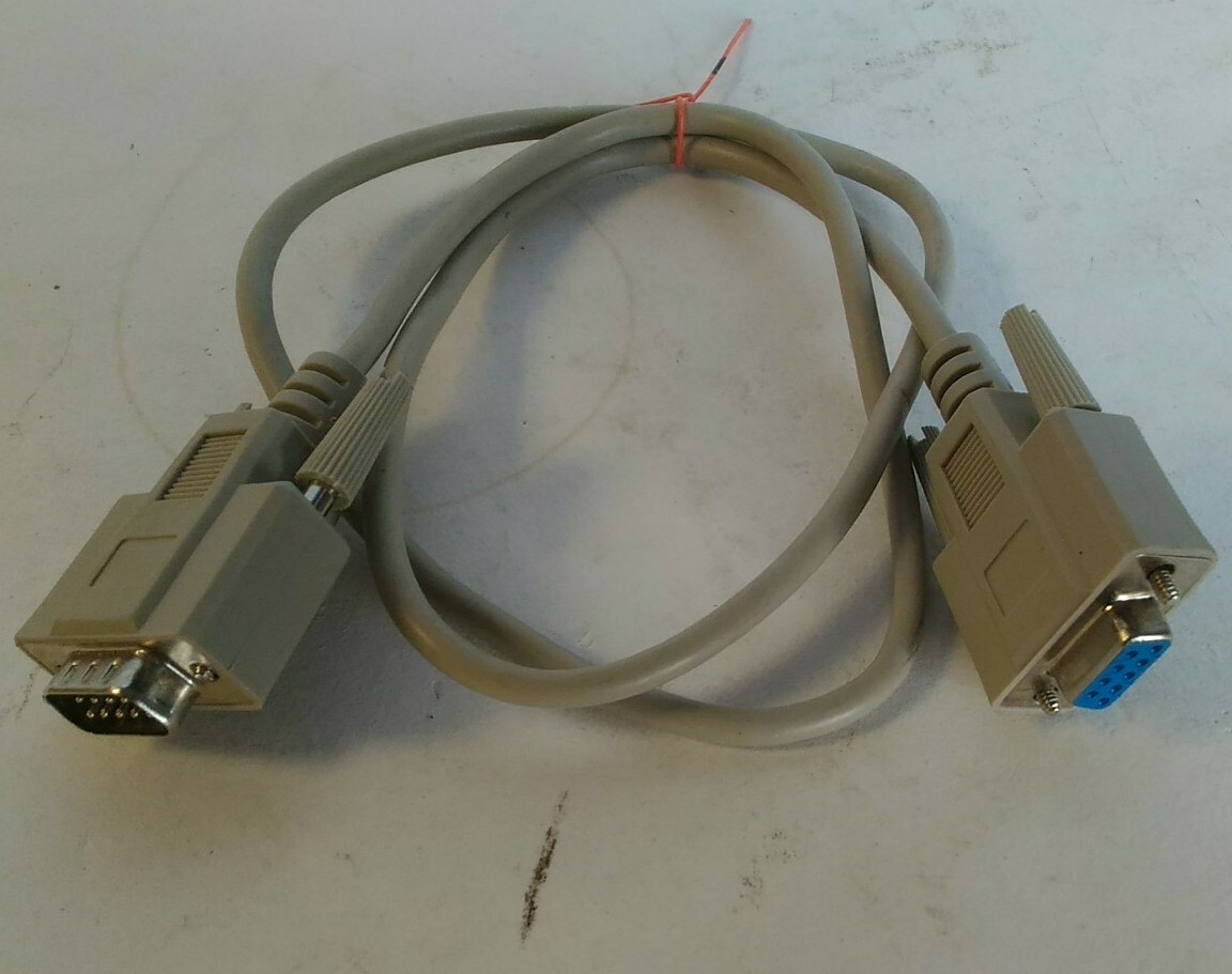 DB9M (male) to (female) DB9F 3' Cable Computer Hardware NIB NOS | eBay