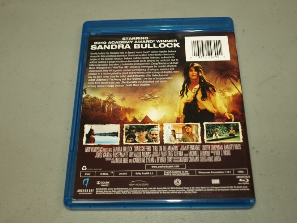 Fire on The Amazon: Unrated Edition (Blu-Ray) Sandra Bullock 13132247991 | eBay