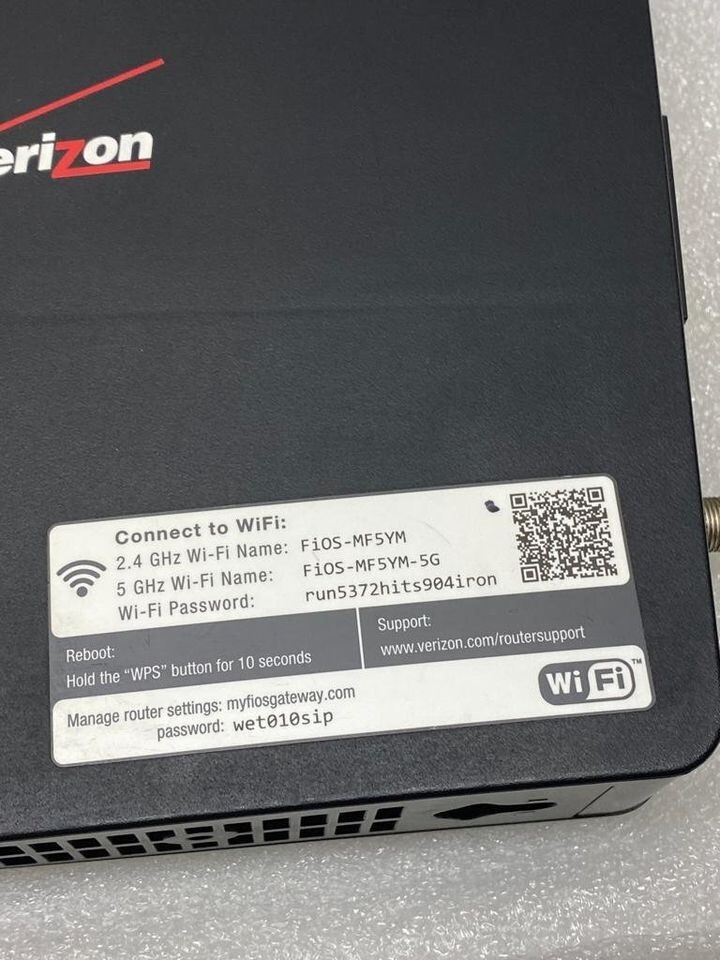 Verizon FiOS Router - Quantum Gateway G1100 AC1750 Wi-Fi Dual - OPEN ...