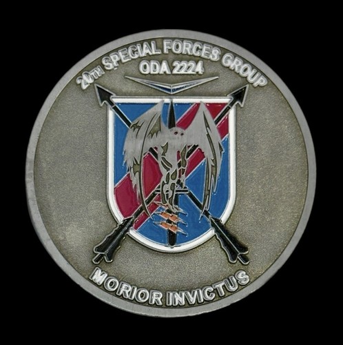 20th SFG ODA 2224 Special Forces Challenge Coin – Morior Invictus ...
