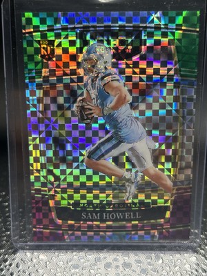 2022 Panini Select Draft Picks Concourse Sam Howell #3 Blue & White ...