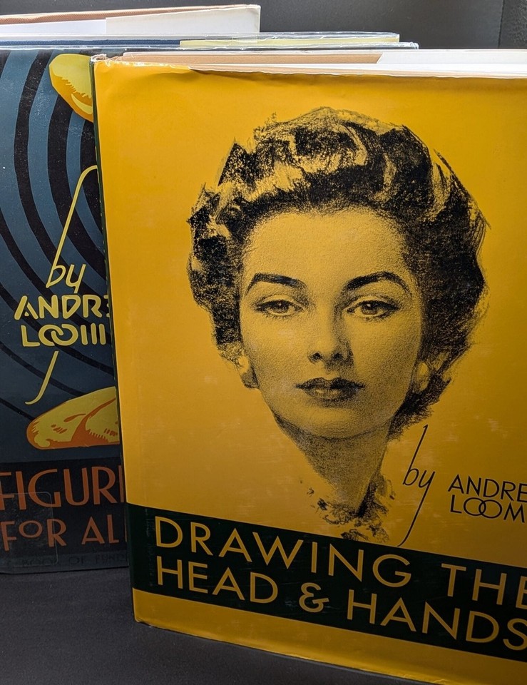 Andrew Loomis Drawing Books Three Volumes Drawing the Head and Hands ...