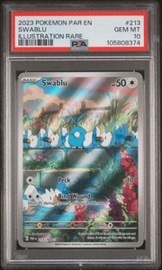 Swablu 2023 Scarlet & Violet: Paradox Rift #213/182 Illustration Rare ...