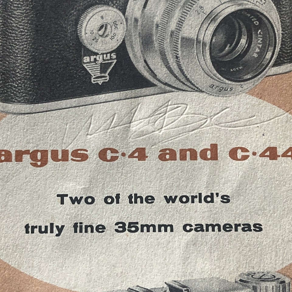 2 Vintage Argus 300 Slide Projector Manual and C4 & C44 Camera Manual ...