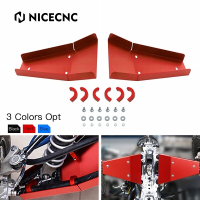 1 Pair Front A-Arm Skid Plate Guard For Yamaha Raptor 700R YFM700 2009 ...