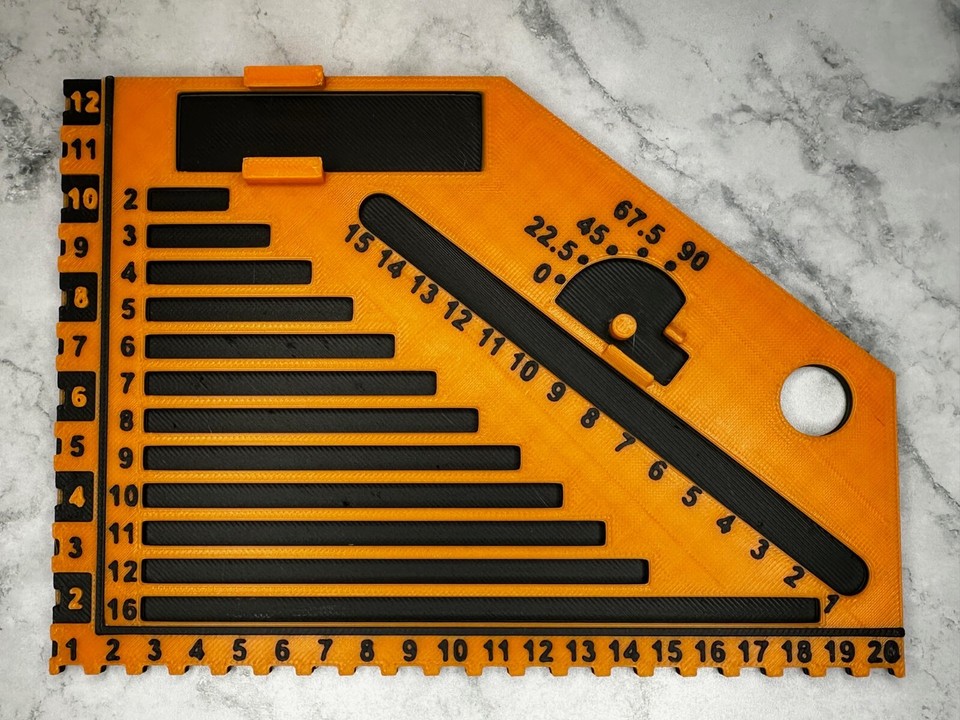 Lego Ruler Measuring Tool for Brick, Plate and Technic-3d Printed-FREE ...