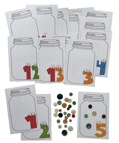 Represent Numbers 1-20 with Objects Math Kindergarten Activity Learning ...
