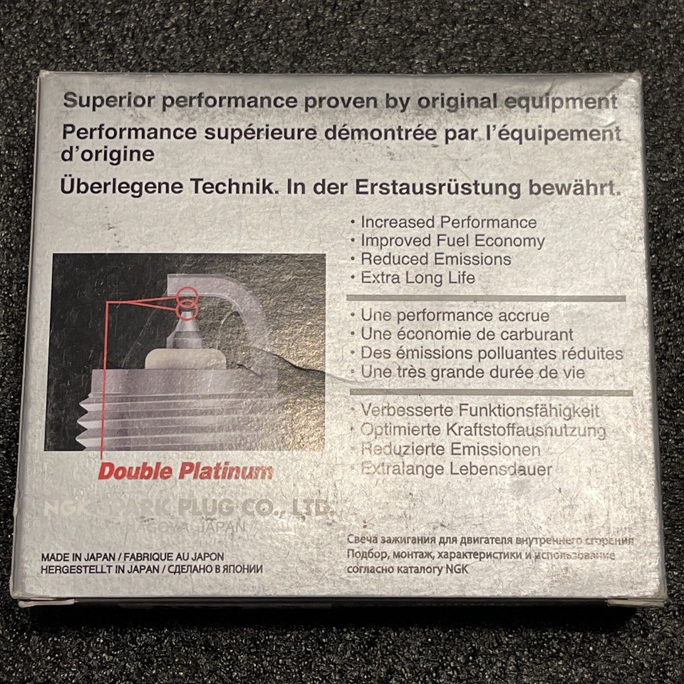 NGK (6458) PFR6Q Laser Platinum Spark Plug - Set of 4 Made In Japan | eBay