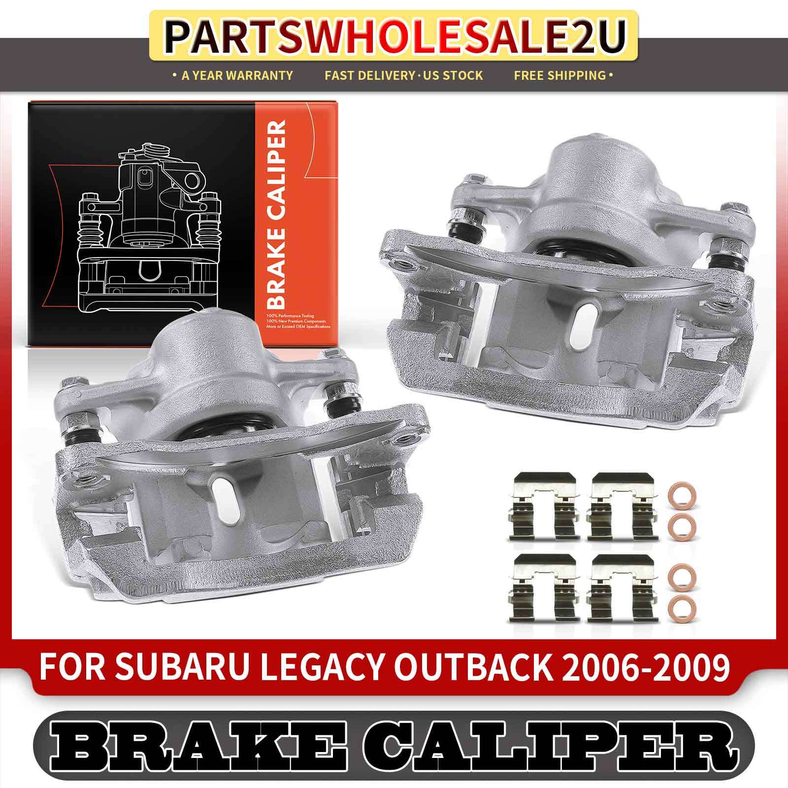 Rear Left & Right Brake Calipers w/ Bracket for Subaru Legacy Outback ...