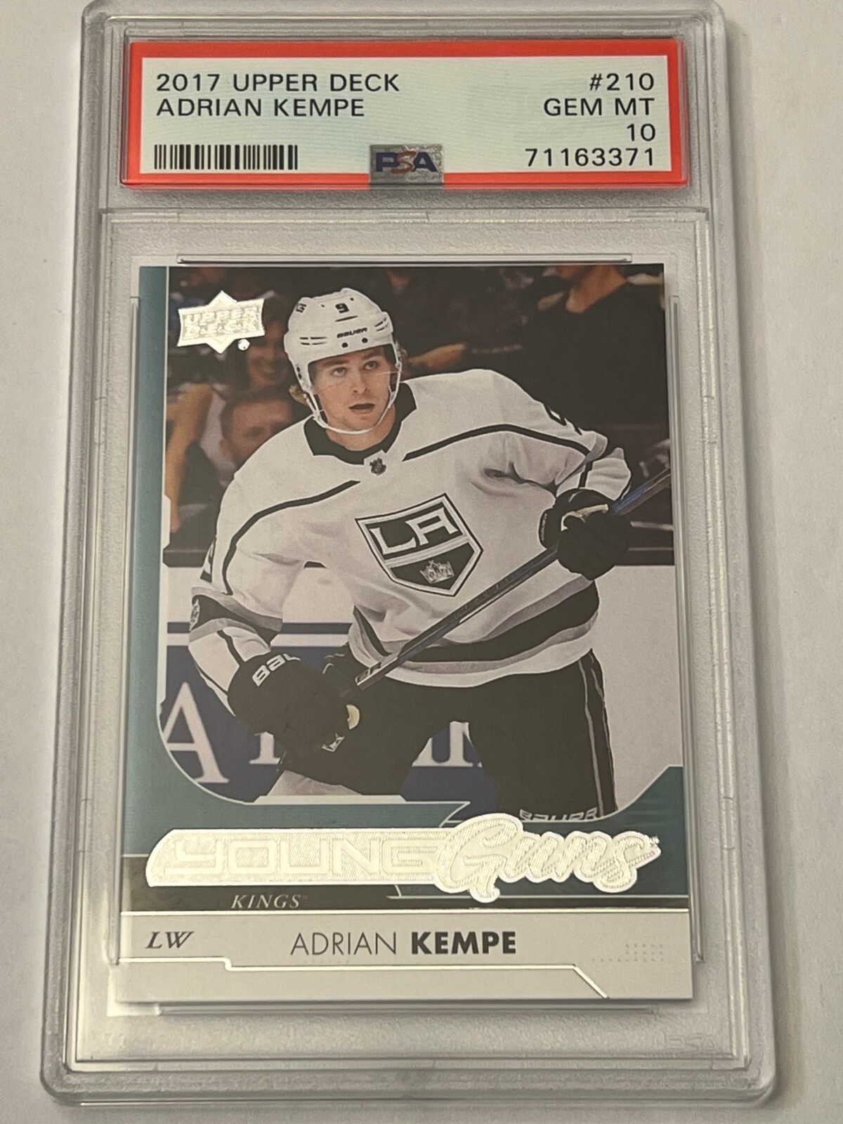 2017-18 UPPER DECK YOUNG GUNS ADRIAN KEMPE #210 PSA 10 GEM MINT | eBay