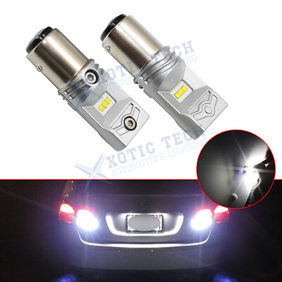 6000K White LED 1157 Backup Reverse Light Bulbs for Chevy Corvette C5 ...