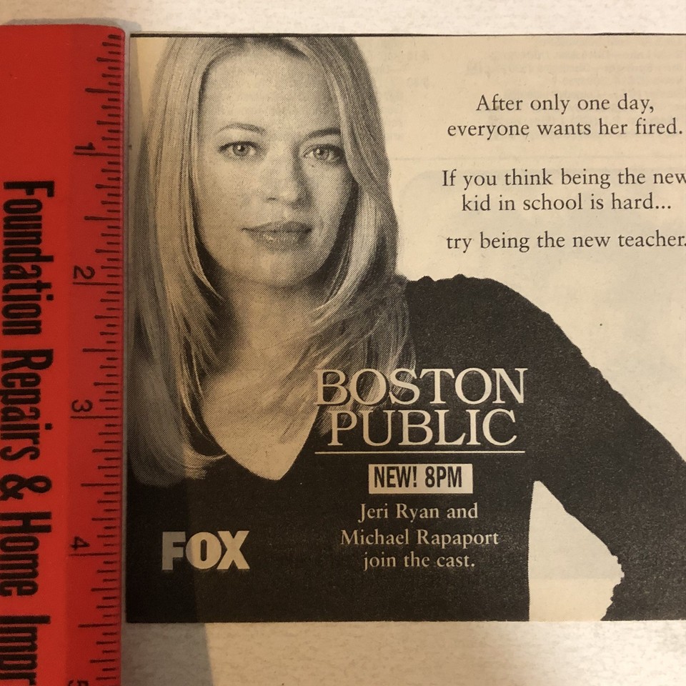 Boston Public Tv Series Vintage Print Ad Chi McBride Jeri Ryan Tpa15 | eBay