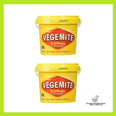 1.9kg Vegemite Sandwich Food Spread Australian Made (2x950g Tub) | eBay ...