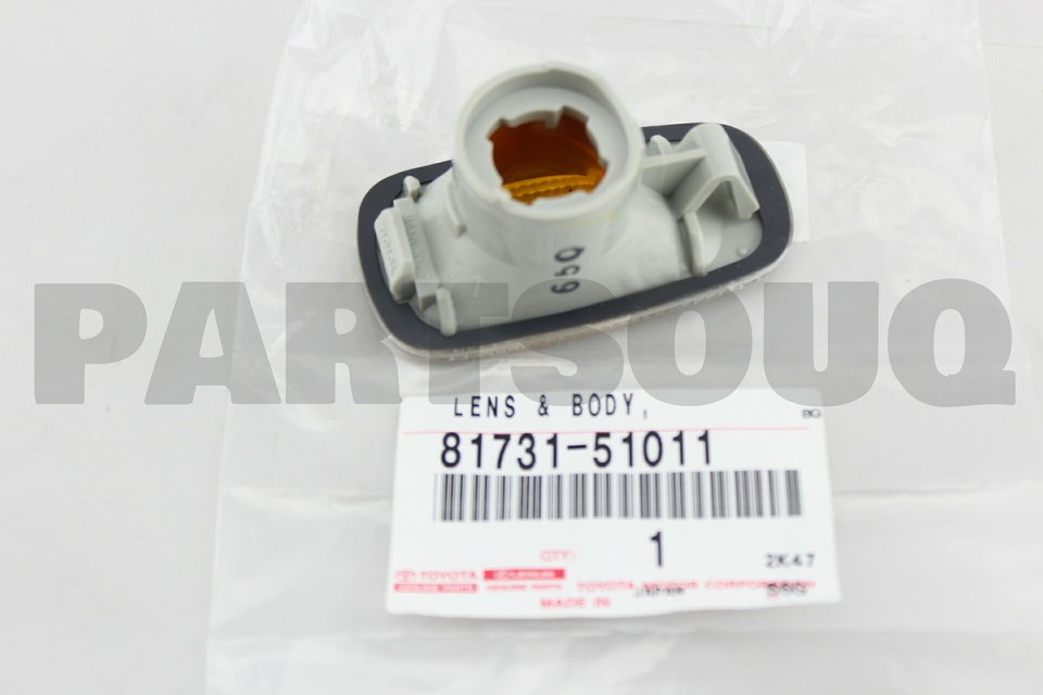 8173151011 Genuine Toyota LENS, SIDE TURN SIGNAL LAMP, RH/LH 81731 ...