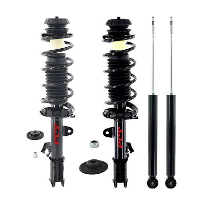 FCS Front Suspension Struts and Rear Shock Absorbers Kit For Nissan ...