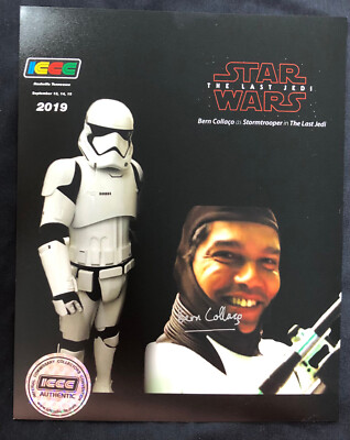Bern Collaço ICCC Authentic Autograph Star Wars The Last Jedi ...
