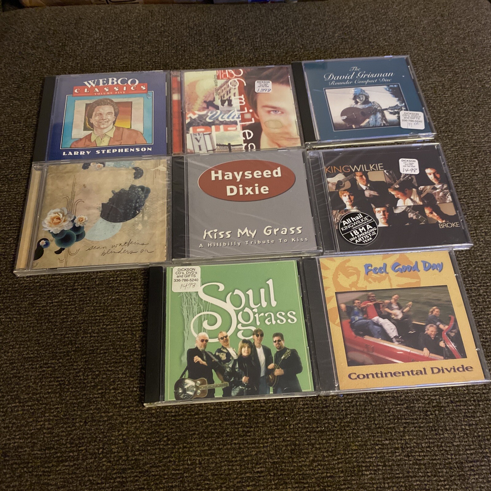 Lot Of 8 BLUEGRASS CD’s Hayseed Dixie, King Wilkie, Soul Bluegrass ...