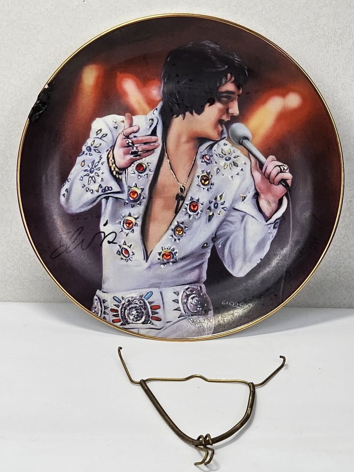 Remembering Elvis Limited Edition Bradford Exchange Collector Art Plate ...