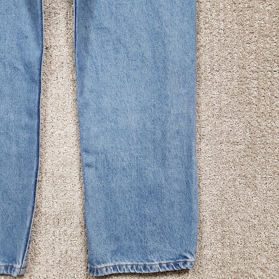 Vintage Y2k Baggy Light Wash Jeans 36x27 Blue Straight Skater Loose Tag ...