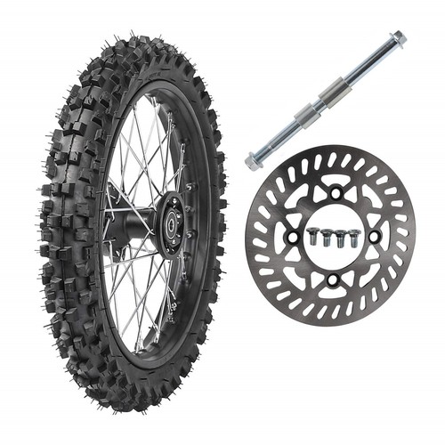 15mm 14" Front Wheel 60/100-14 Tire Rim Rotor Axle Pit Bike XR70 CRF50 ...