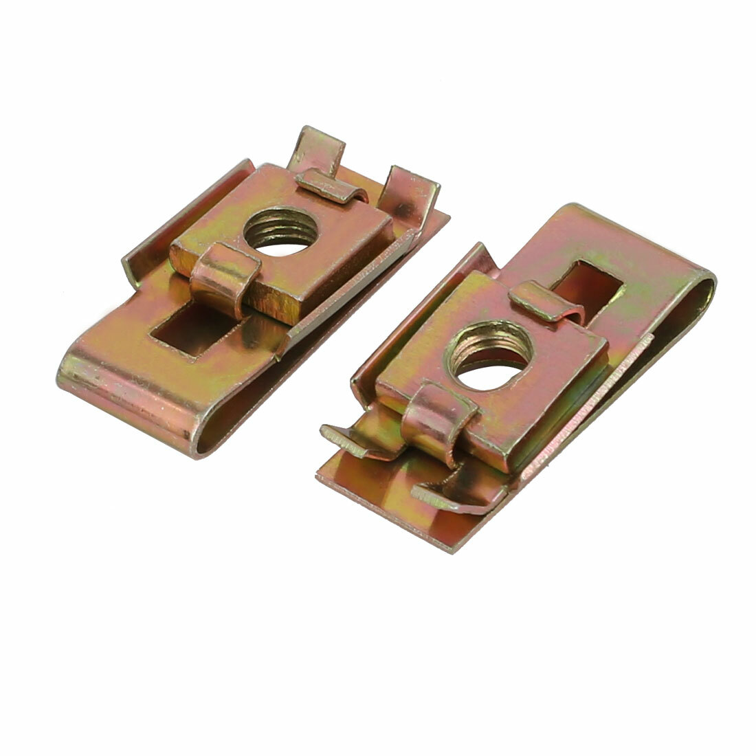 20pcs Speed Fastener U Nut Clip Zinc Plated Brass Tone for M5 Screw ...