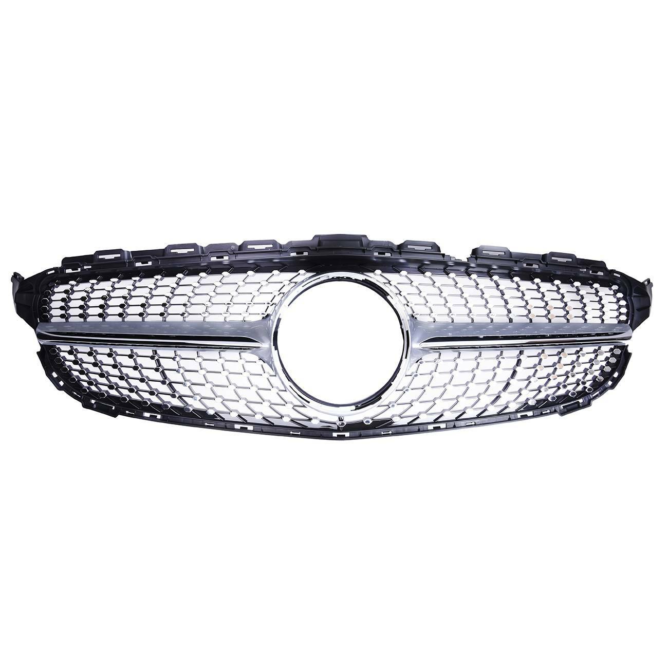 For Mercedes Benz W205 2058881260 Diamond Radiator Grille W205 C63AMG ...