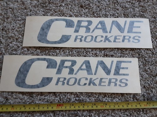 Lot of 2 Classic Crane Cams Rockers Racing Decals Stickers NHRA Nascar ...