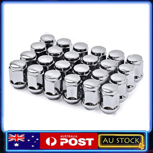 24PCS For Commodore VL VN VR VS VT VX VY VZ M12X1.5mm Silver Wheel Nut ...