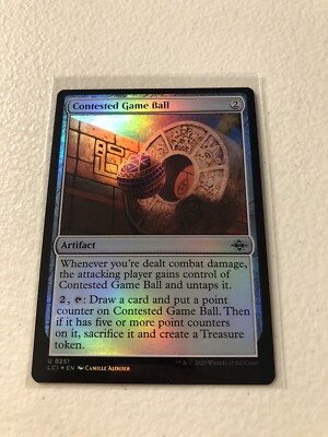 Contested Game Ball Foil Lost Caverns Of Ixalan LCI MTG Magic Pack ...
