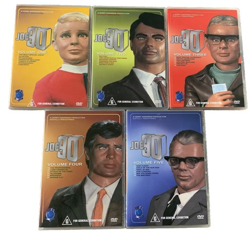 Joe 90: Vol 1-5 - DVD’s Region 4, 5 Disc Set | eBay Australia