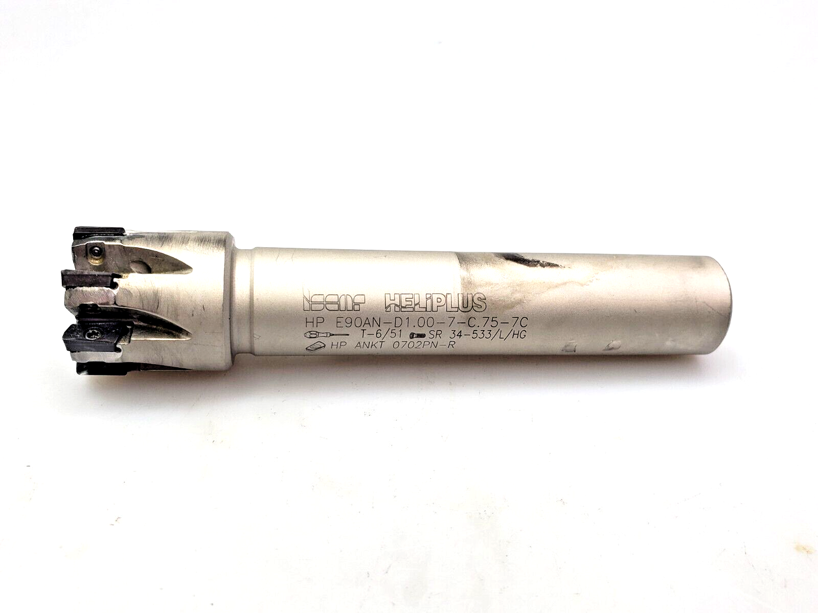 Iscar 1" HP E90AN D1.00-7-C.75-7C End Mill Indexable Milling Cutter | eBay